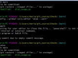 Cant Commit In Git Bash Using Atom On Windows Stack Overflow