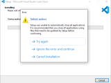 Installation Having Trouble Installing Microsoft Visual Studio Code