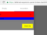 Javascript Is Mat Expansion Panel Lazy Rendering Broken Stack Overflow