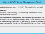 Failovercluster Create An Availability Group Listener In Sql Server
