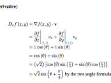 Multivariable Calculus Directional Derivatives Mathematics Stack Exchange