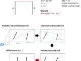Camera Measure Real Distance Between Two Known Lines With Opencv