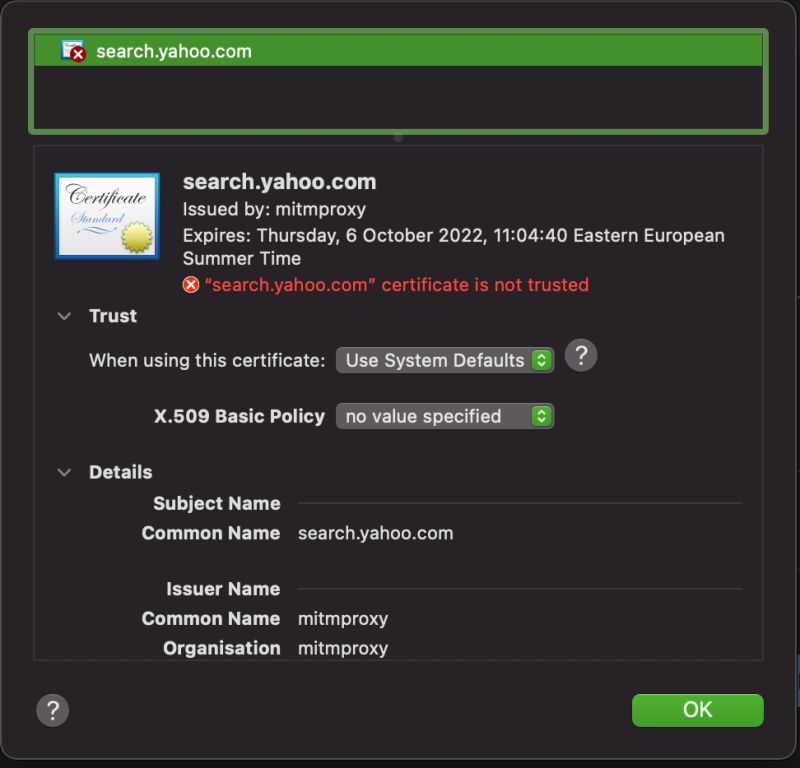 Dockerfile Issue With Adding Trusted Mitmproxy Certificate To The - Colorful Design Collection - High Resolution Quality