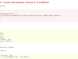 Javascript Typeerror Cannot Read Property Username Of Undefined