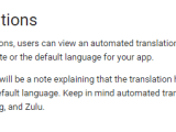 Android Release Notes And Language In Google Play Console Stack