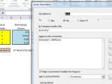 Excel 2010 Solver
