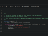 Javascript How To Add The Onopen Trigger To A Google Sheet With