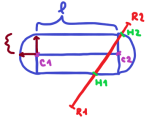 Algorithm Capsule Ray Line Segment Intersection 2d Stack Overflow