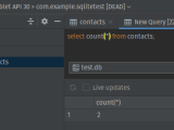 Android Studio Database Inspector Always Showing Database As Closed