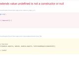 Javascript Issue With Typeerror Class Extends Value Undefined Is