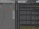 Modeling Python Bezier Curve Extends To Origin Blender Stack Exchange