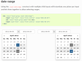 Javascript How To Show Multiple Date Selection On Bootstrap
