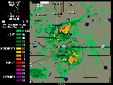 Meteorology Explanation For Growing Circular Echo On Weather Radar