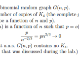 Probability Graph Theory Binomial Random Graphs Mathematics Stack
