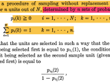 How To Calculate Inclusion Probability Under Sampling Without