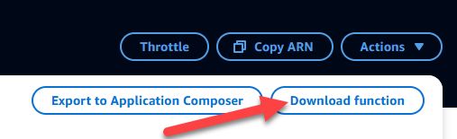 Amazon Web Services How To Export Lambda Function Zip Stack Overflow - Best Nature Designs in Retina