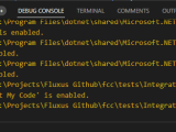 Write To Debug Console Using Visual Studio Code For C Unit Test