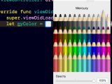 Ios Access Xcode Color Picker Pencils Option Programmatically