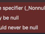 Objective C Handle Nonnull Or Nullable With Multi Level Pointer Type