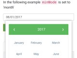 Html Can T Highlight Ngx Bootstrap Datepicker Month Stack Overflow