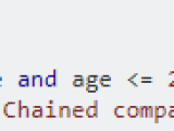 Can You Simplify Chained Comparisons With Not Equal Or Equal In Python