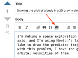 Physics Calculating And Drawing The Orbit Of A Body In A 2d Gravity