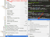 Git Commit Directory In Pycharm Using Keyboard Shortcut Stack Overflow