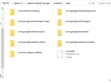 Windows Android Not Showing Folder In Android Data Super User
