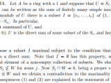 Representation Theory Submodules Of Direct Sums Of Simple Modules