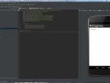 Text Design Tab Missing New Android Project On Android Studio Ide