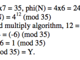 Elementary Number Theory How Do You Know When You Square Multiply Or