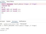 Incorrect Syntax Near Procedure Postgresql Stack Overflow
