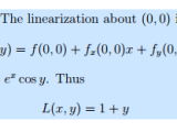 Calculus Linear Approximation Of 3d Function Mathematics Stack Exchange