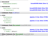 How To Debug Javascript Jquery Event Bindings With Firebug Or Similar