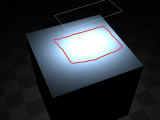 Javascript Three Js Light Up Rectangular Sector Stack Overflow