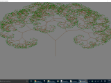 Numpy Python Code For Drawing A Fractal Tree Using Pyglet Code