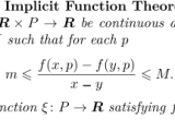Real Analysis A Lipschitz Implicit Function Theorem Mathematics