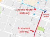 Google Maps Javascript Api Display Two Routes With Different Polyline