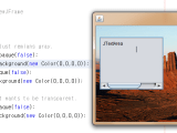 Java How To Make Jtextarea Transparent Background Stack Overflow