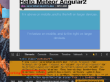 Meteor Angular 2 Flex Layout Mobile Issue Stack Overflow