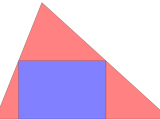 Geometry Rectangle In A Triangle Puzzling Stack Exchange