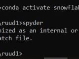 Python Launching Spyder From Anaconda Prompt Stack Overflow