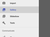 Java Android Navigation Drawer Provided By Android Studio Default