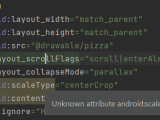 Unknown Attribute Android Scaletype Stack Overflow