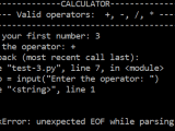 Python Simple Calculator Stopped Working After Compiled To Exe File