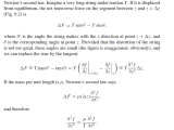 Forces Geometric Derivation Of Wave Equation Physics Stack Exchange