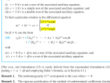 Ordinary Differential Equations Method Of Undetermined Coefficients