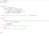 Python Lottery System Only 6 Numbers I Need Help As Each Loop Just