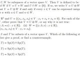 Vector Spaces Some Elementary Linear Algebra Questions About Direct