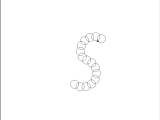 Drawing A Letter Using Circles In Python Turtle Stack Overflow
